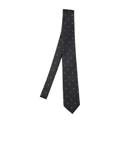 TOM FORD Polka Dot Neck Tie - Black