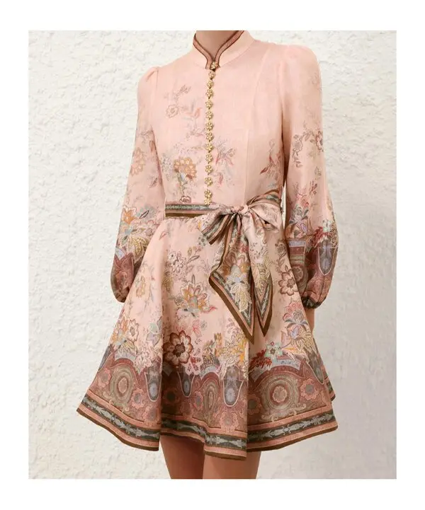 Zimmermann Alchemy Buttoned Mini Dress