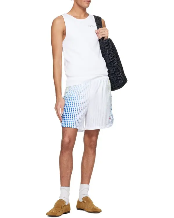 Casablanca Embroidered Logo Ribbed Tank Top