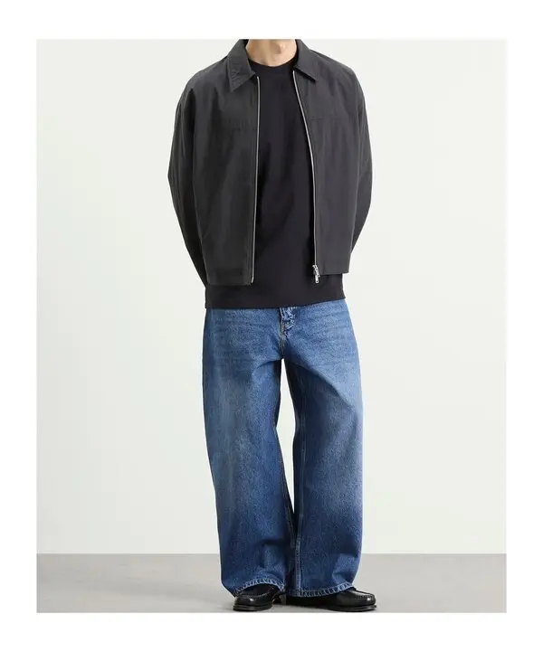 Studio Nicholson Cropped Wide-leg Jeans - Blue