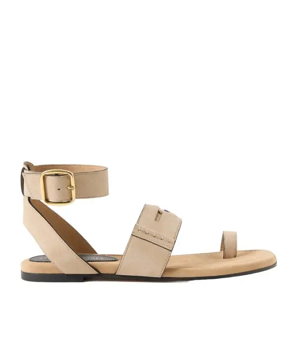 Stella McCartney Suede Sandals - Beige