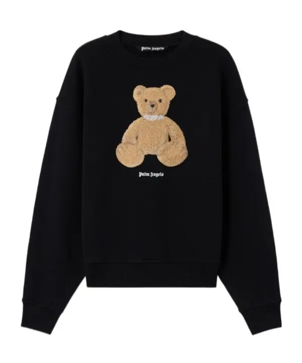 Palm Angels Bear Patch Sweatshirt - Black