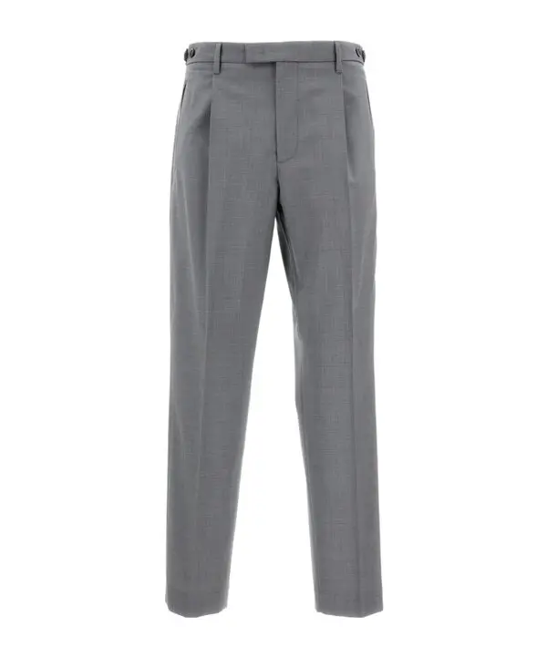 Barena Venezia High-rise Pleated Tapered Trousers - Grey