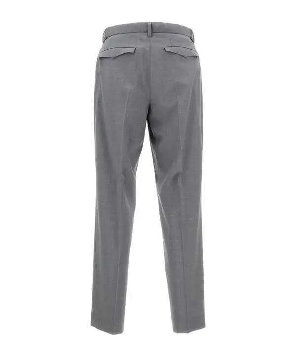 Barena Venezia High-rise Pleated Tapered Trousers - Grey