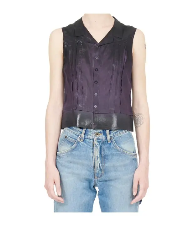 MAISON MARGIELA Sleeveless Buttoned Top