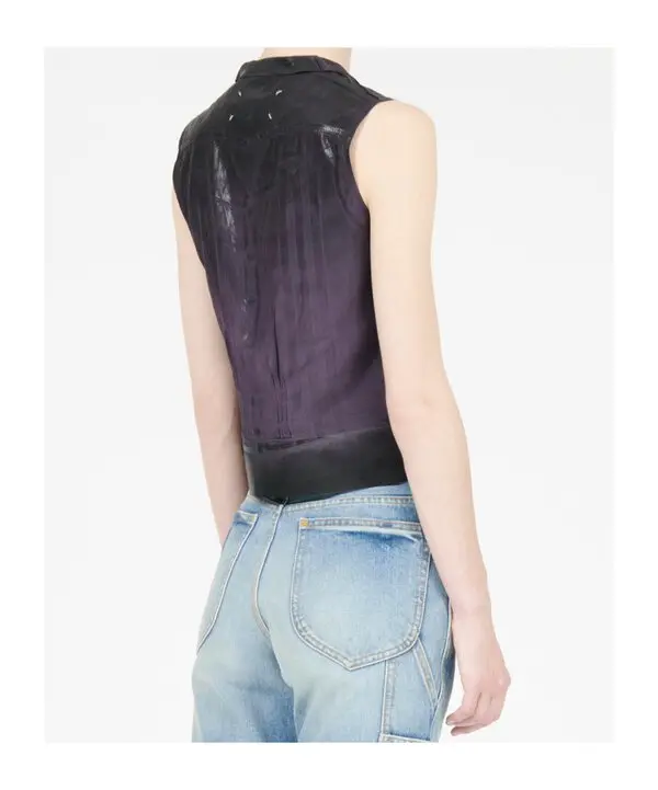 MAISON MARGIELA Sleeveless Buttoned Top