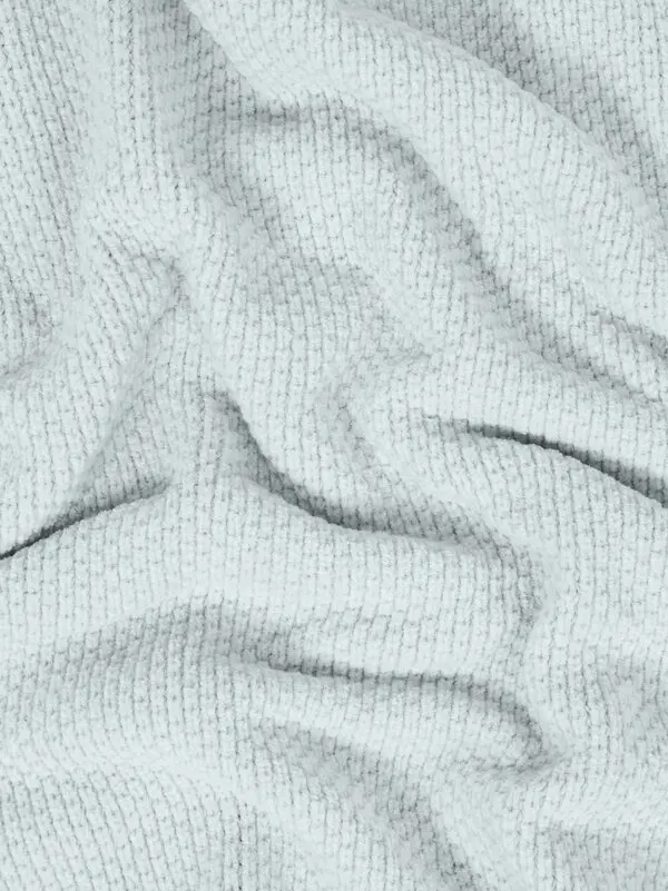 Stone Island Mock Neck Sweater With Ribbed Trims