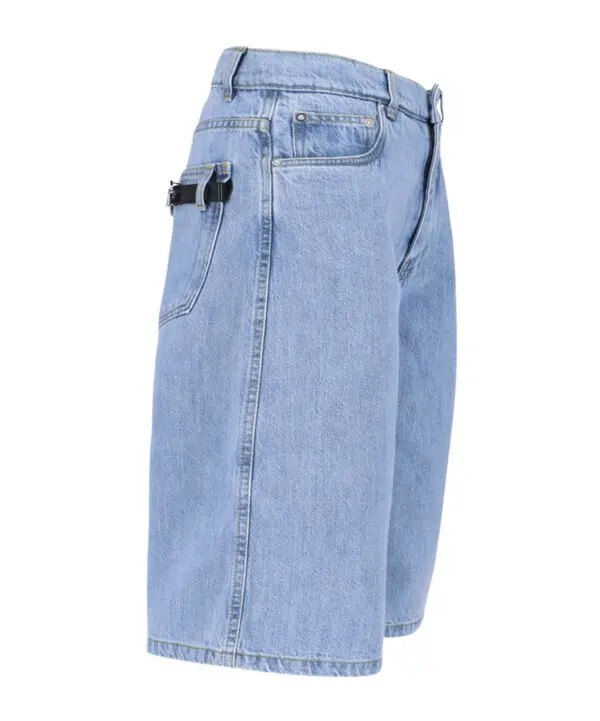 Coperni Denim Bermuda Shorts With Belt Detailing