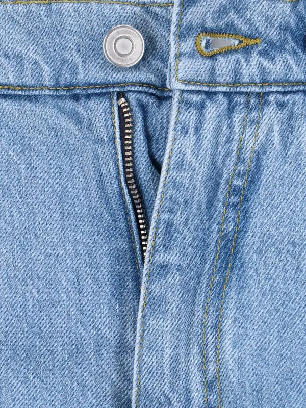 Coperni Denim Bermuda Shorts With Belt Detailing