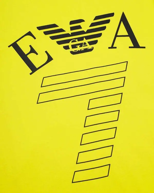 EA7 Round-necked Logo T-shirt