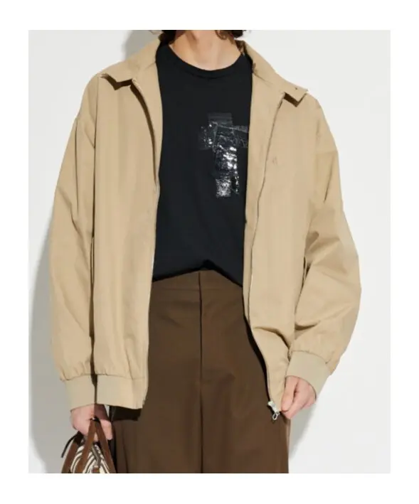 MAISON MARGIELA High Neck Zipped Jacket