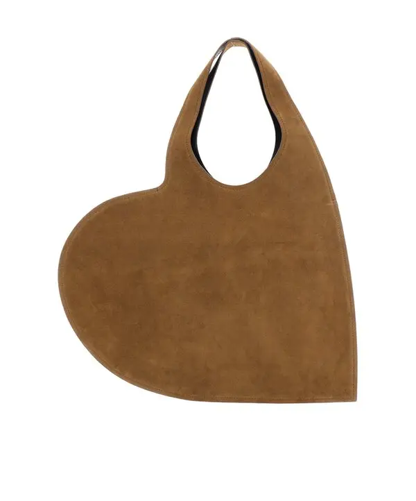 Coperni Heart Shaped Shoulder Bag - Brown
