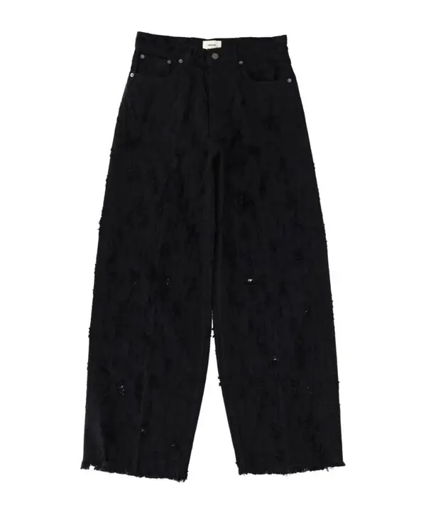 HAIKURE Bethany Bull Destroy Distressed Jeans - Black