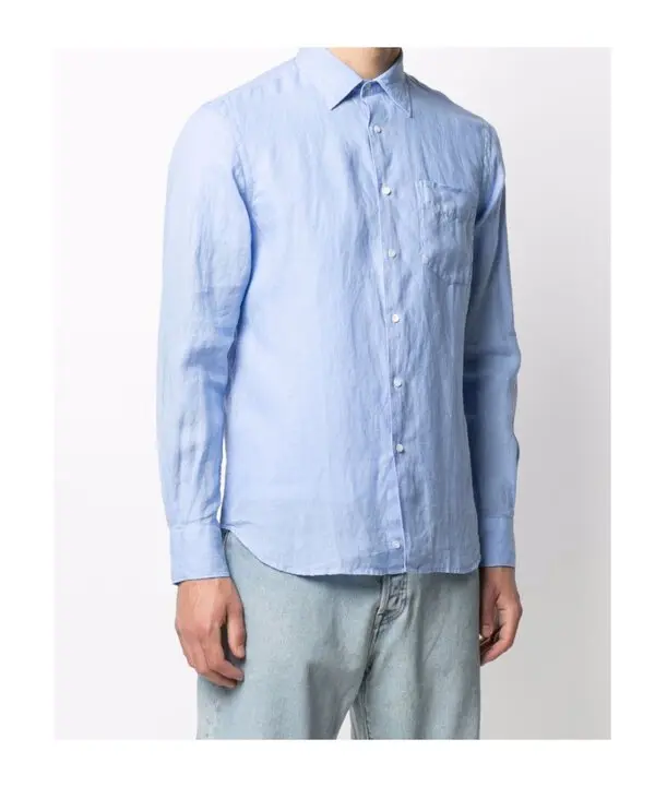 Aspesi Slim Fit Linen Shirt