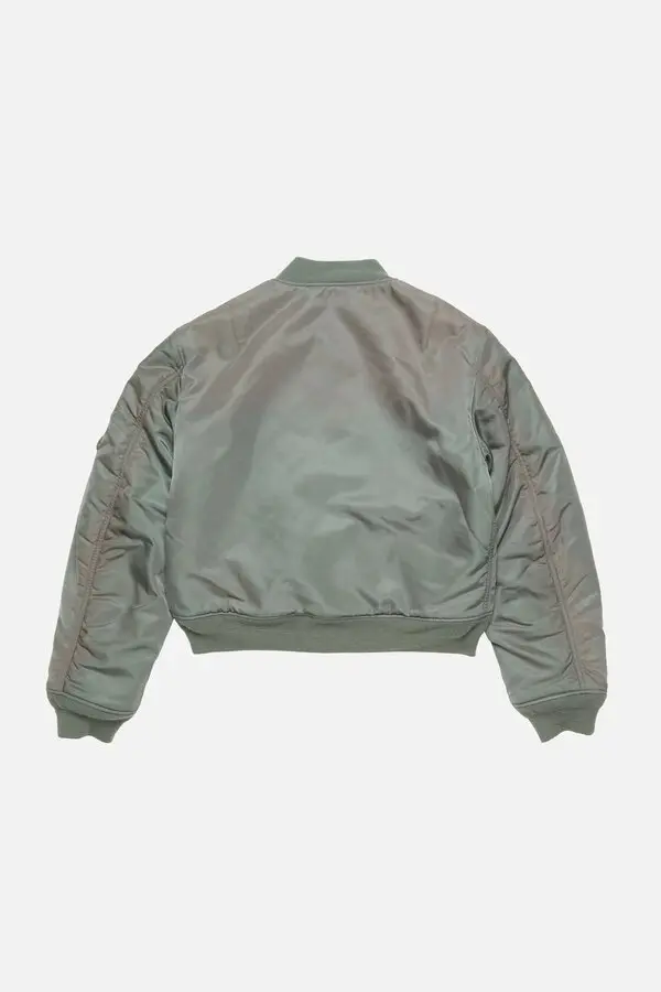 Acne Studios Full-zip Bomber Jacket - Gray