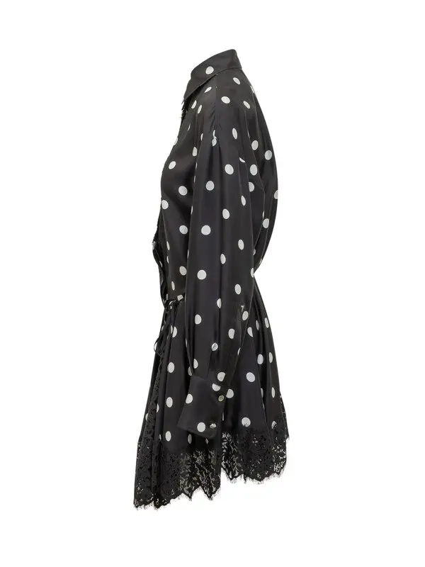 Sportmax Polka Dot Lace Dress