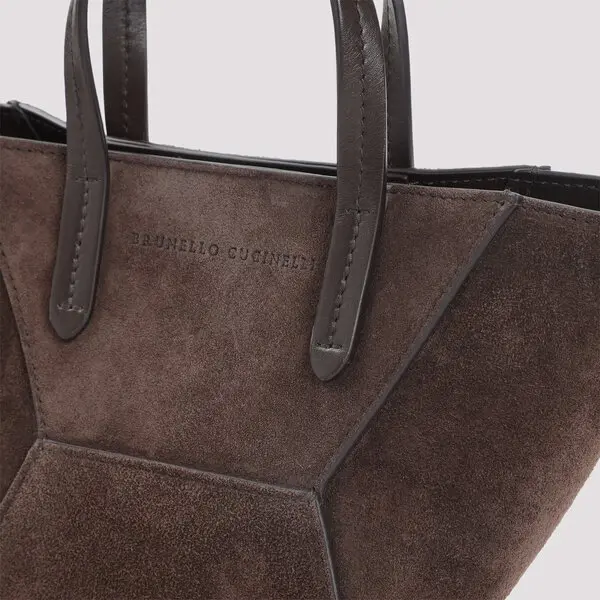 Brunello Cucinelli Duo Mini Tote Bag - Black