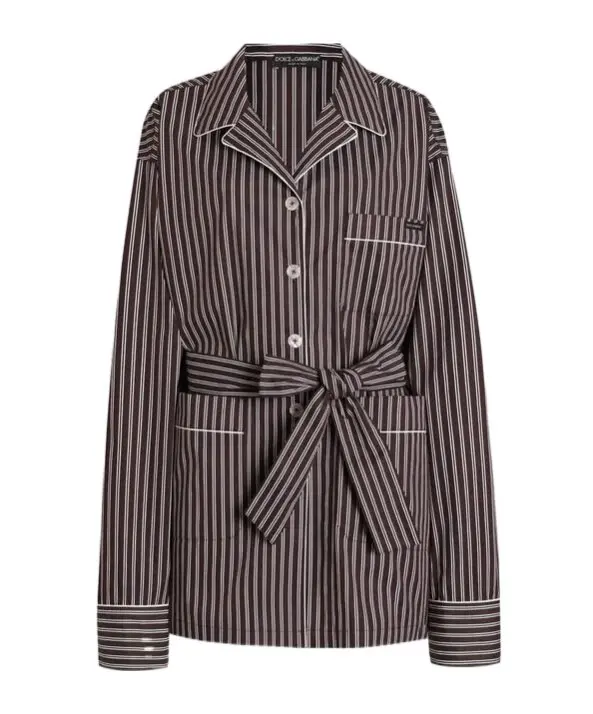 Dolce & Gabbana Striped Poplin Shirt
