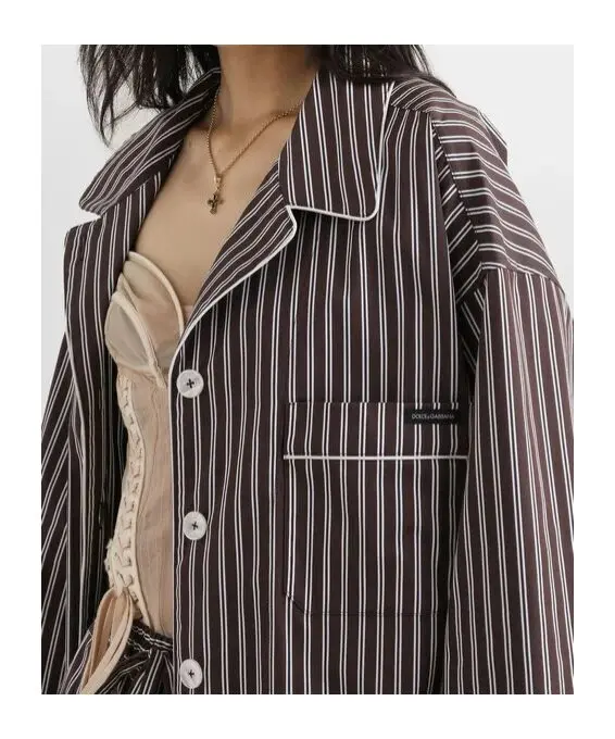 Dolce & Gabbana Striped Poplin Shirt