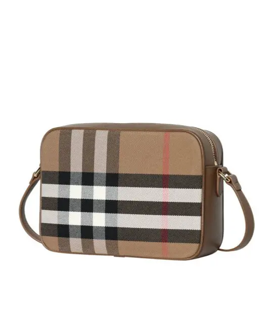 Burberry Checked Camera Bag - Multicolor