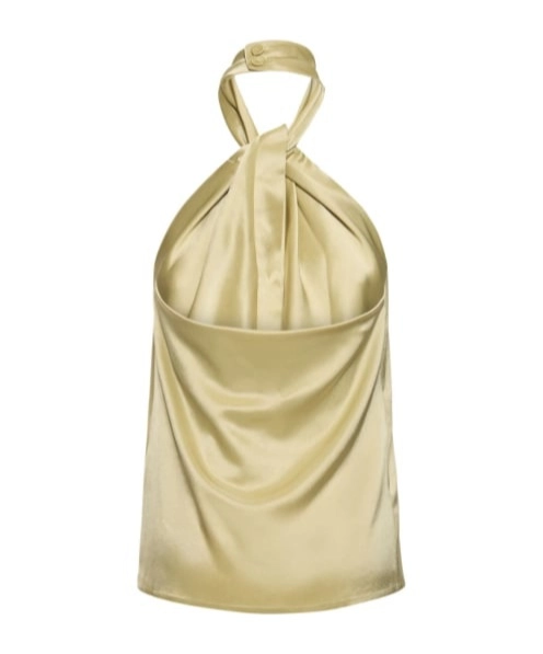 Nanushka Halter Neck Button-up Blouse