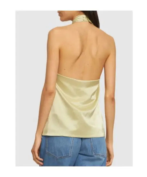 Nanushka Halter Neck Button-up Blouse
