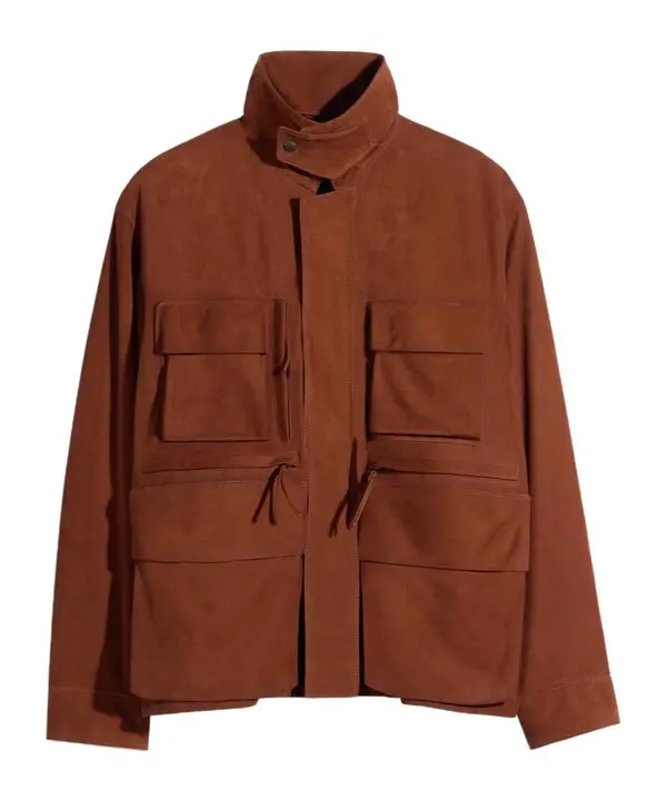LEMAIRE Patch-pocket Jacket - Cigar
