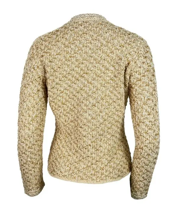 Fabiana Filippi Denim Effect Sequin Tweed Jacket