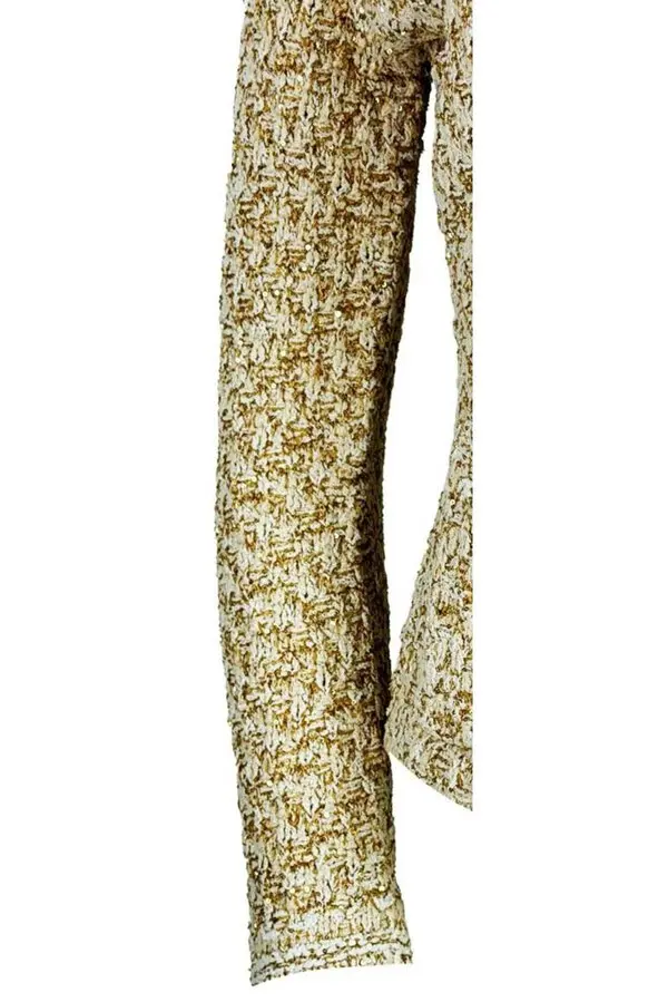Fabiana Filippi Denim Effect Sequin Tweed Jacket