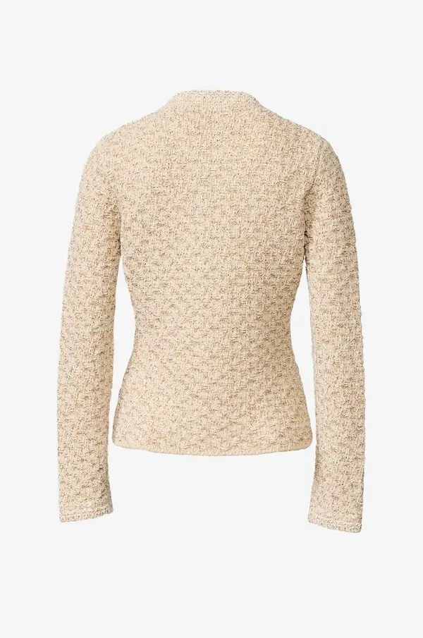 Fabiana Filippi Denim Effect Sequin Tweed Jacket