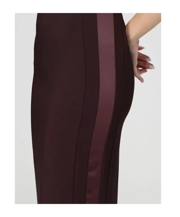 Elisabetta Franchi Halterneck Midi Dress With Zippered Back - Black