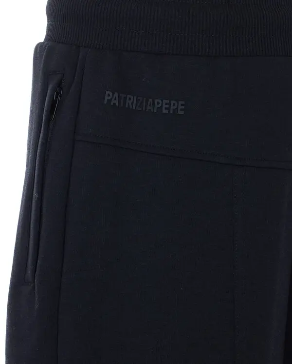 Patrizia Pepe Wide Leg Ruffle Trousers