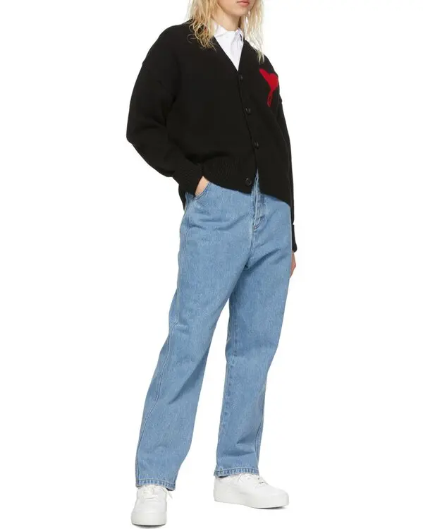 AMI Paris De Coeur Knitted Cardigan