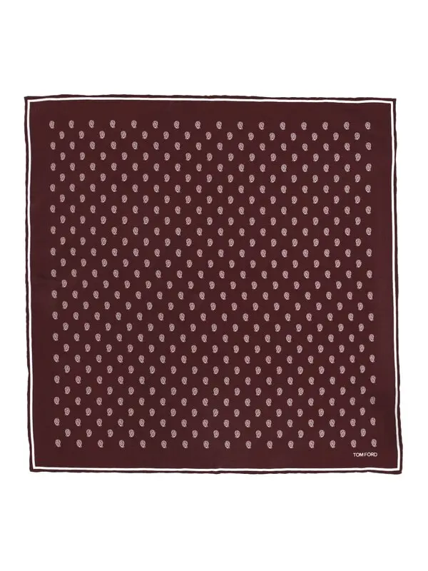 TOM FORD Polka Dot Square Scarf