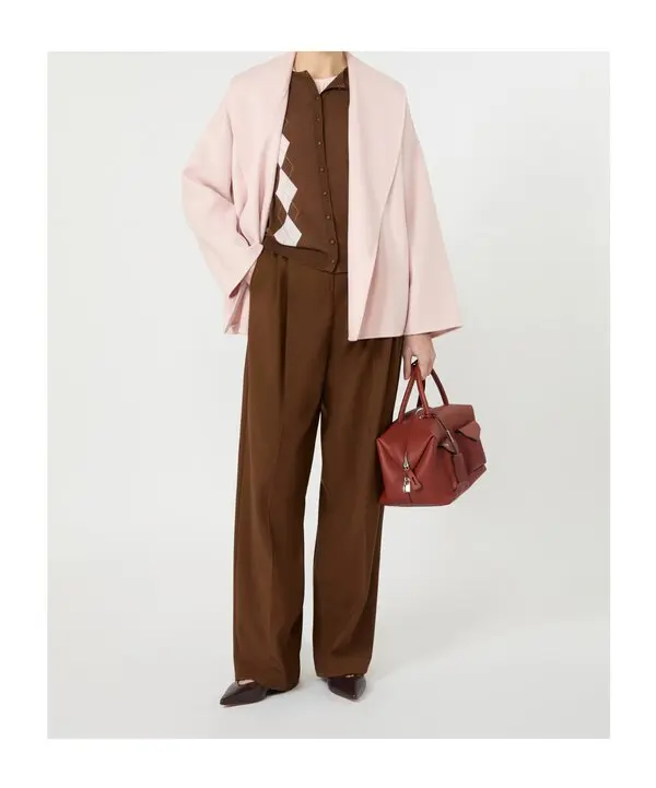 Max Mara Argyle Patterned Cardigan