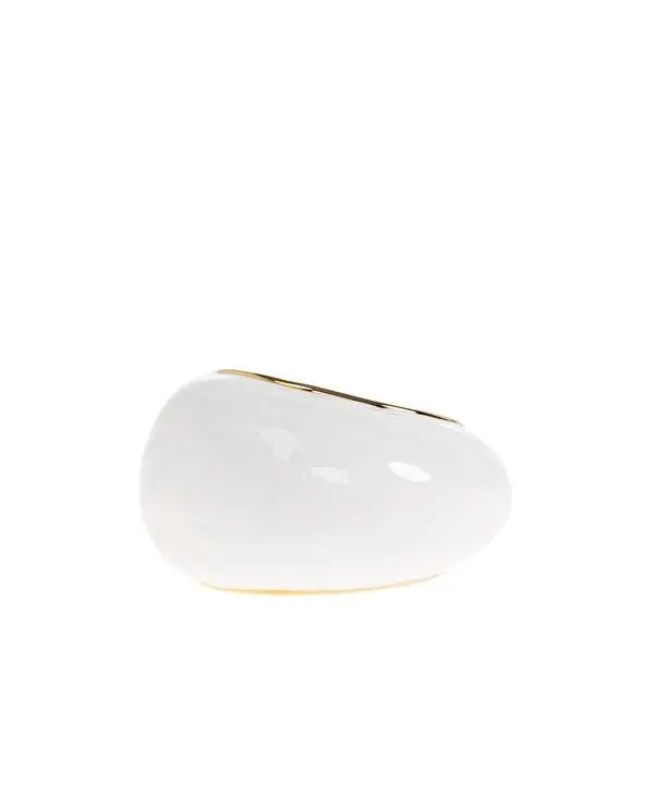 Jacquemus Le Bracelet Raisin Oval Cuff Bracelet - White
