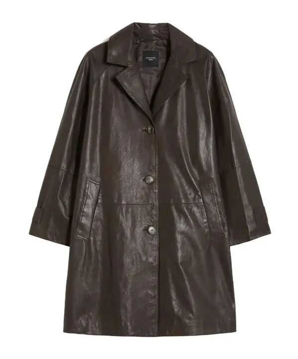 Max Mara Camino Buttoned Coat - Brown