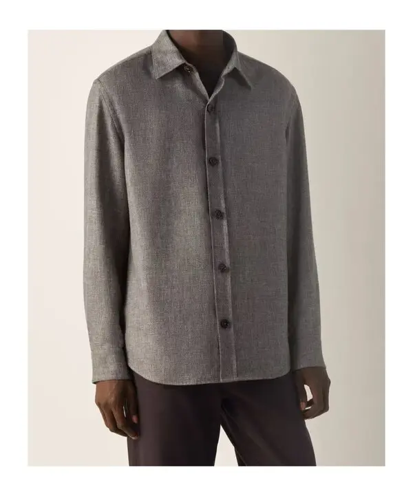Zegna Buttoned Overshirt - Gray