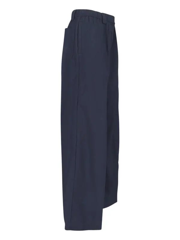 Aspesi Wide-leg Trousers - Black
