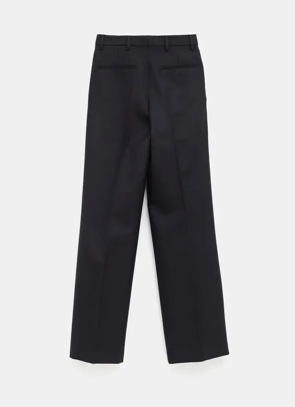 Dries Van Noten Tailored Trousers With Belt Loops - Black