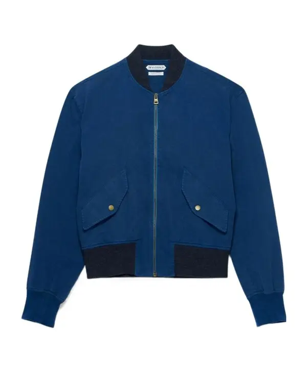 J.W.ANDERSON Zip-up Bomber Jacket - Blue