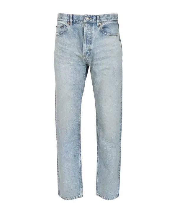 Saint Laurent Mick Straight-leg Jeans - Gray