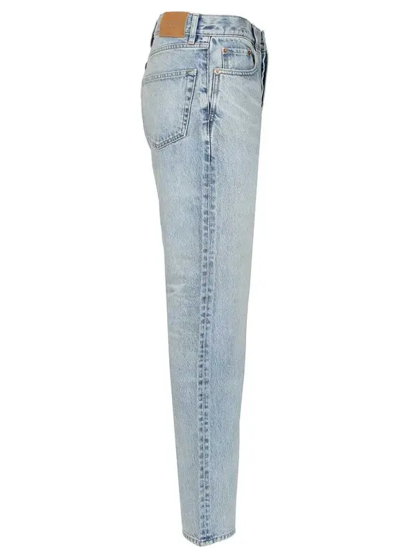 Saint Laurent Mick Straight-leg Jeans - Gray