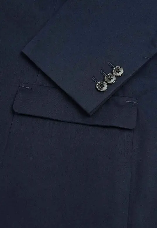 Gucci Lapel Suit Jacket - Blue