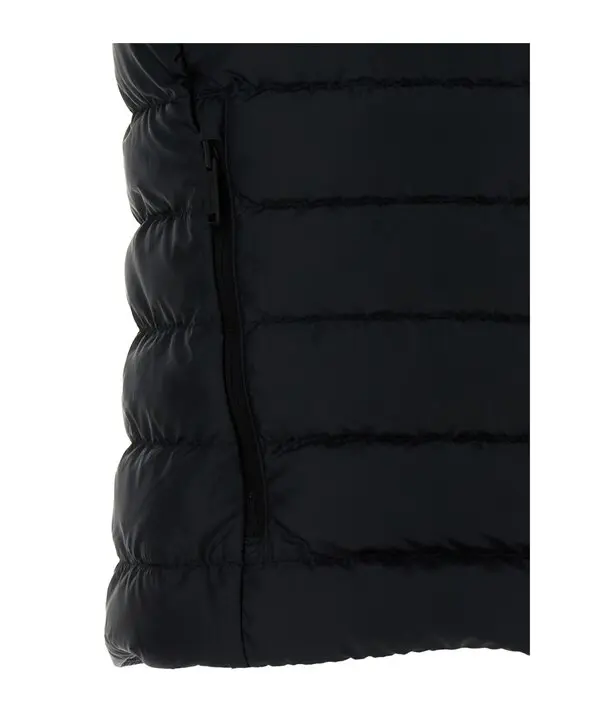 Canada Goose Padded Down Vest With Logo Patch - Black
