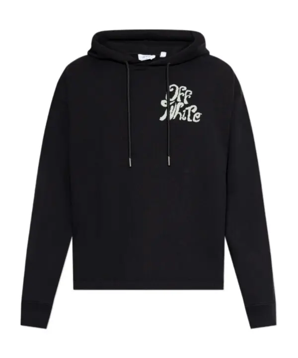 Off-White Long-sleeve Logo Hoodie