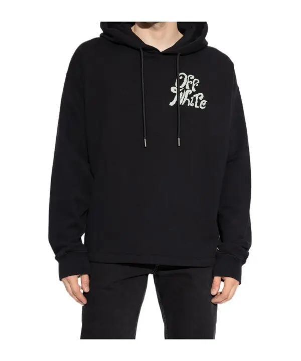 Off-White Long-sleeve Logo Hoodie