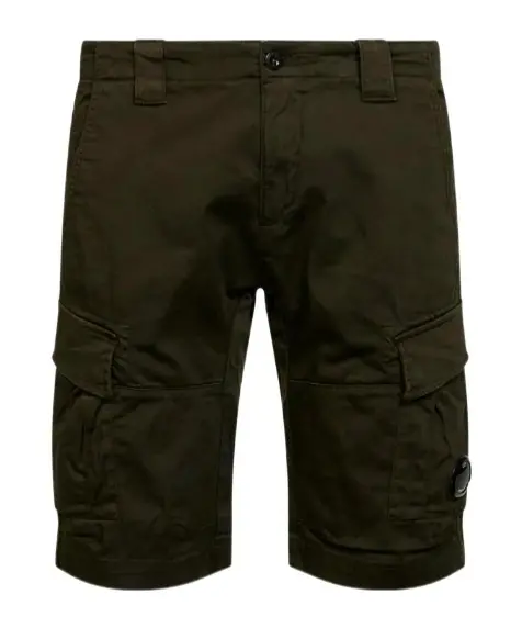 C.P. COMPANY Lens Detailed Cargo Shorts - Black