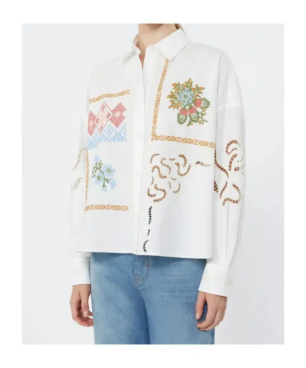 Max Mara Embroidered Shirt