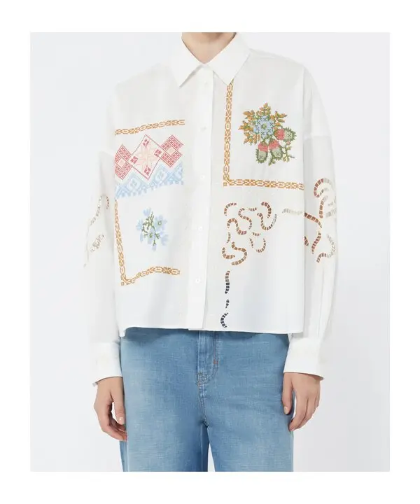 Max Mara Embroidered Shirt